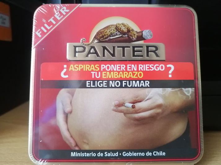 CAJA 20 PURITOS PANTER RED FILTER – TABAQUERIA